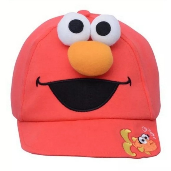 Sesame Street | Other | Sesame Street Elmo 3d Face Toddler Baseball Cap ...